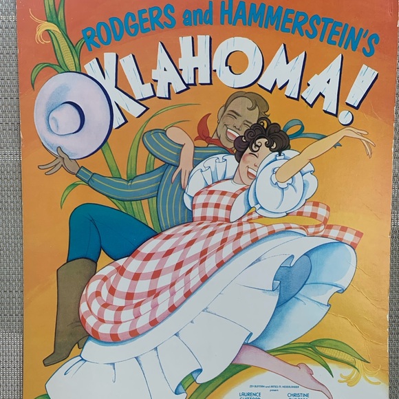Art | Oklahoma Broadway Musical Poster Rare Find | Poshmark